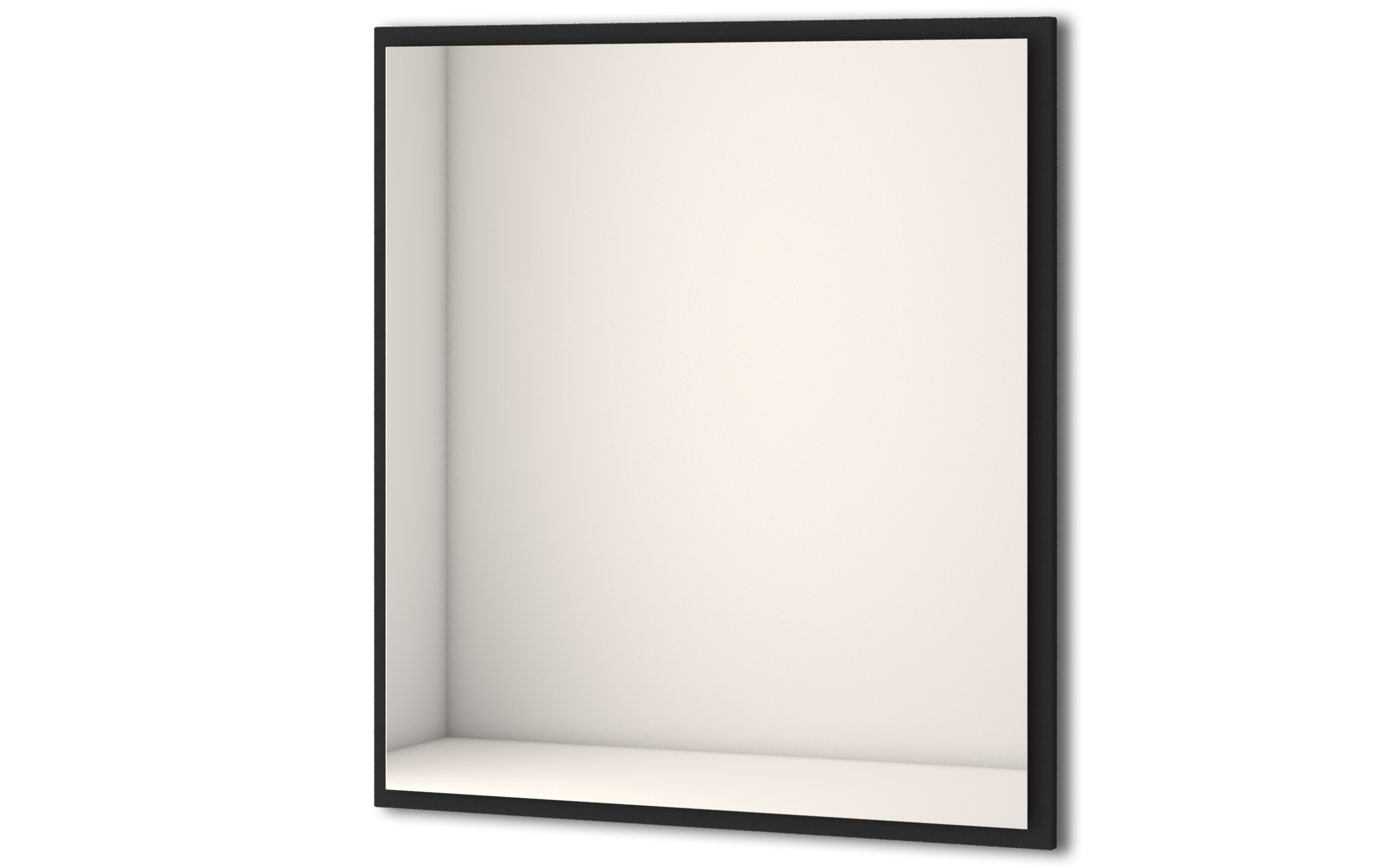 39" LED Mirror w/ Wooden Frame - Sapphire Bath