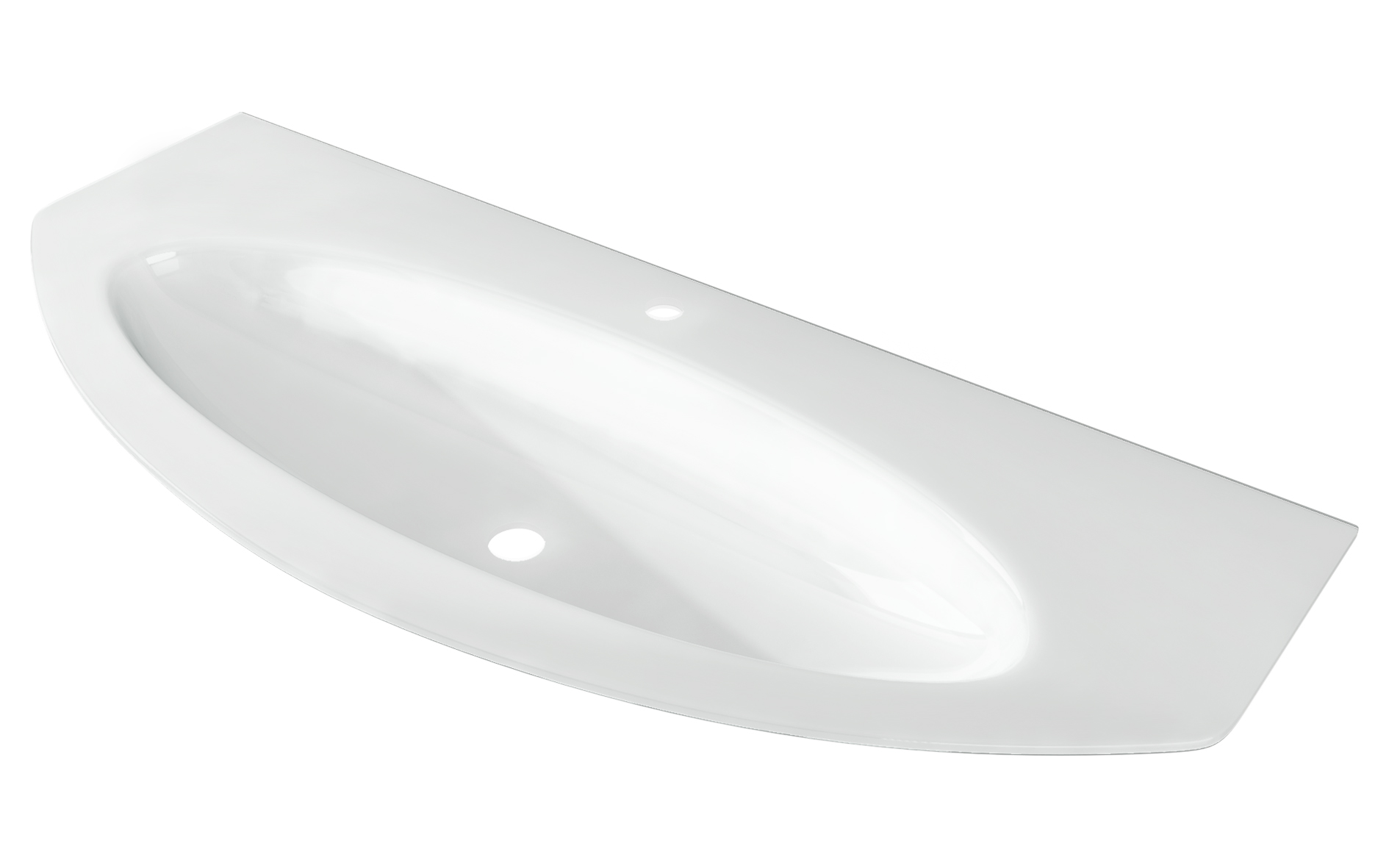 48" Glass Integrated Sink - Sapphire Bath