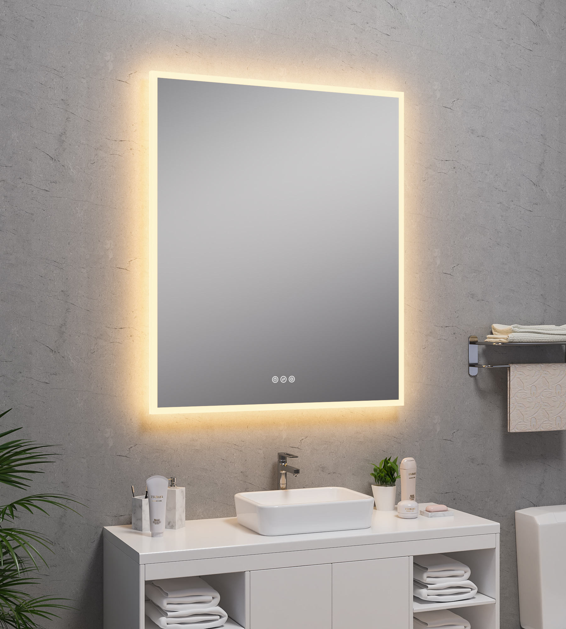 Reflect 30" x 36" LED Mirror - Sapphire Bath