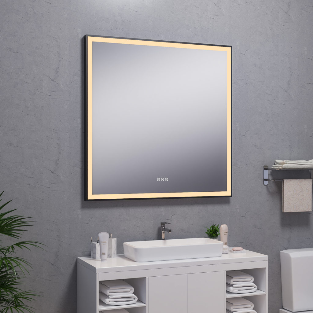 Charisma 36" x 36" LED Mirror - Sapphire Bath
